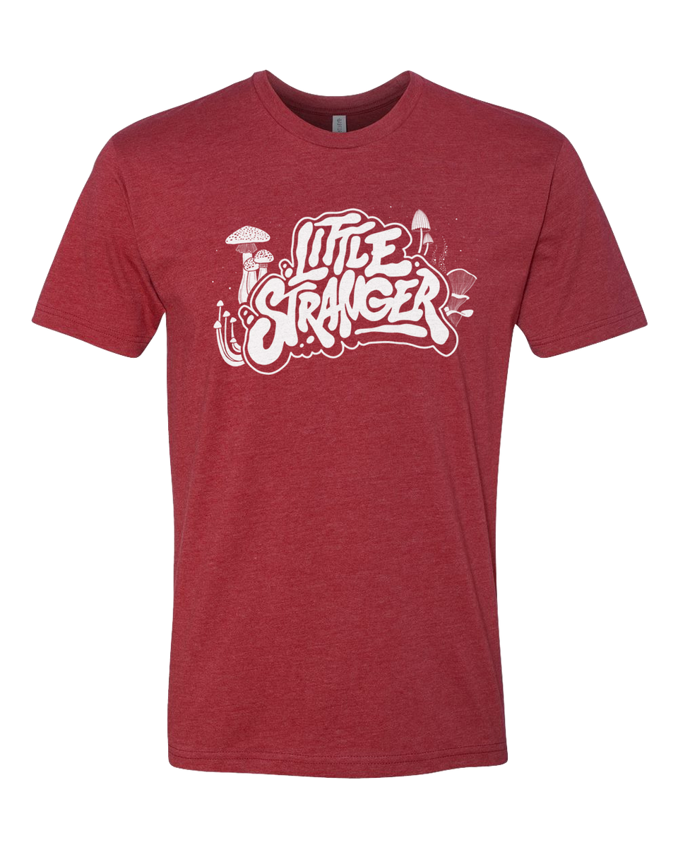 Mushroom Logo Tee - Cardinal – Little Stranger